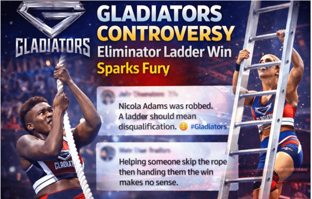 Gladiators Controversy Eliminator Ladder Win Sparks Fury - Global ...